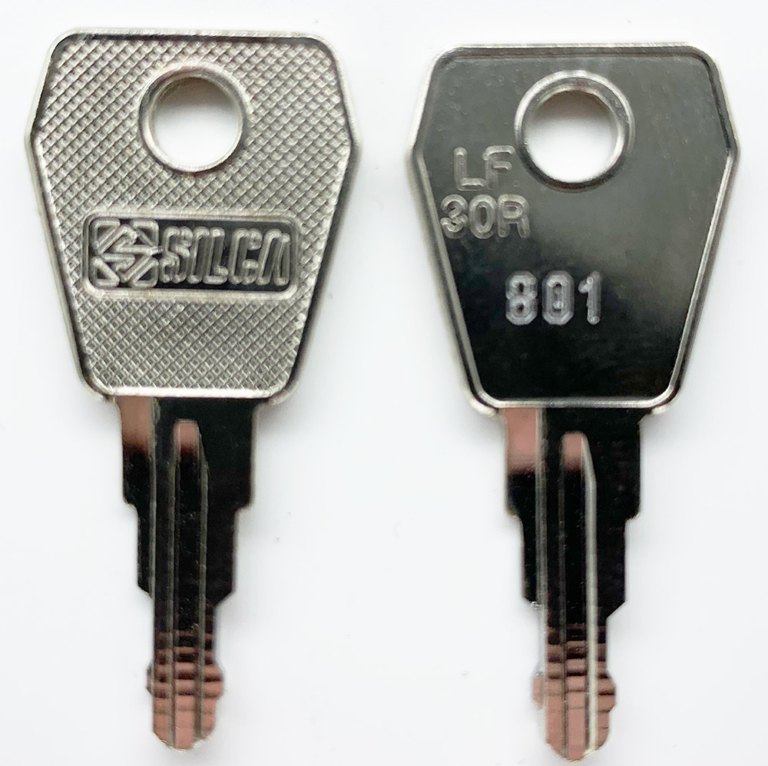 Replacement Fire Alarm Panel/Fire Isolation Switch Key 801 to 999 from ...