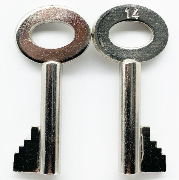 Replacement FB14 Pipe Pre-Cut Padlock Key To Suit Marsden Fire Brigade ...