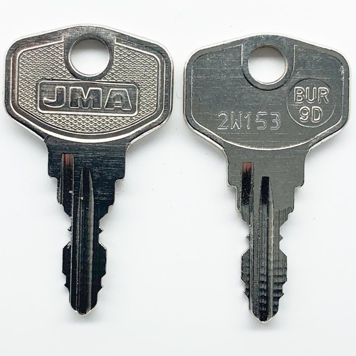 Replacement Hoppe 2W153 KCW4 Window Key from WebKeys - replacement key ...
