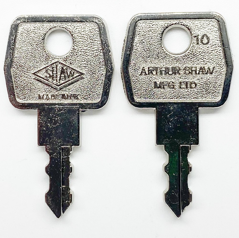 Replacement Shaw KB823 Window Key from WebKeys - replacement key cutting by mail order