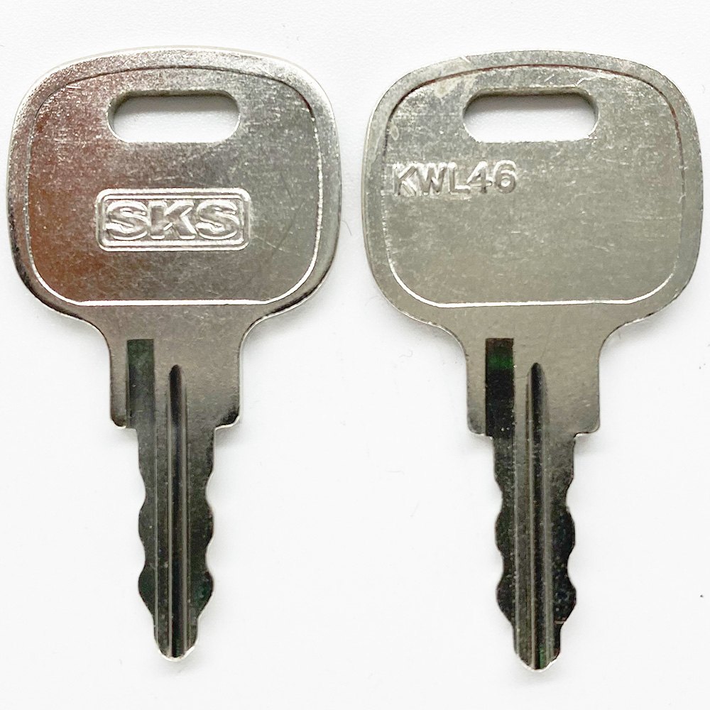 Replacement Strebor SN77 KWL46 Window Key from WebKeys - replacement key cutting by mail order