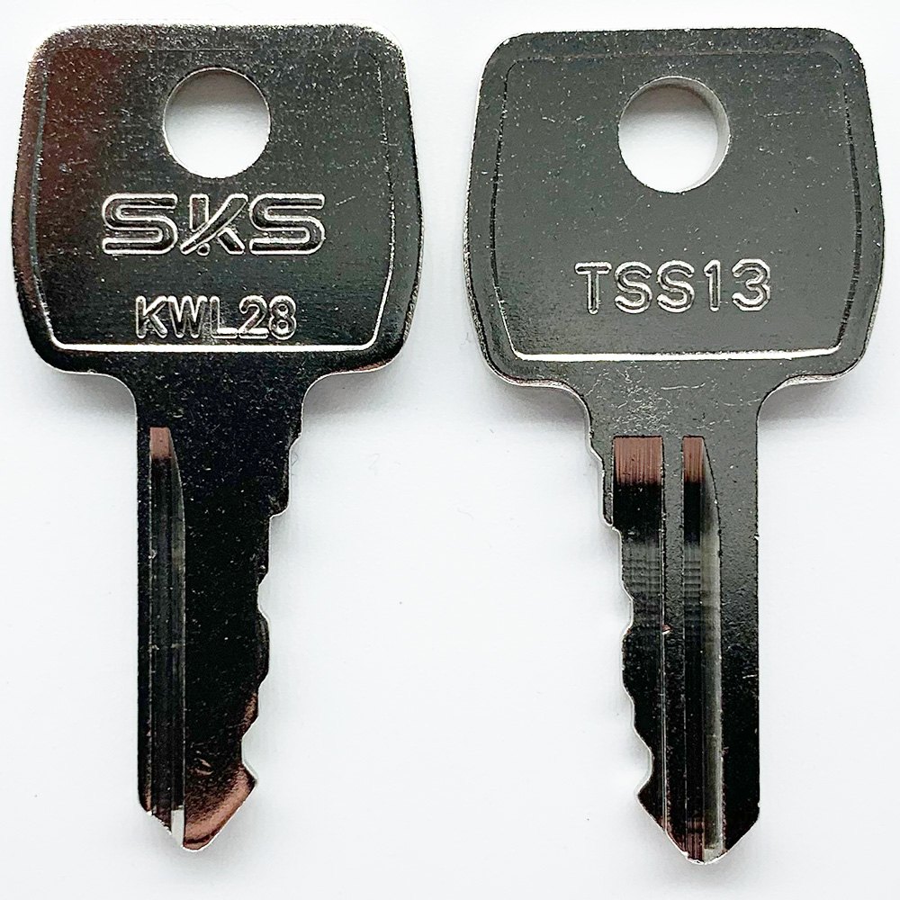 Replacement Strebor TSS13 KWL28 Window Key from WebKeys - replacement key cutting by mail order