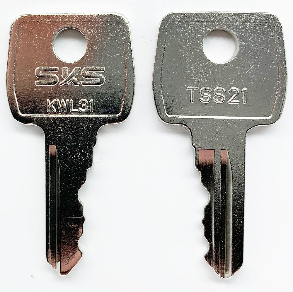 Replacement Strebor TSS21 KWL31 Window Key from WebKeys - replacement key cutting by mail order