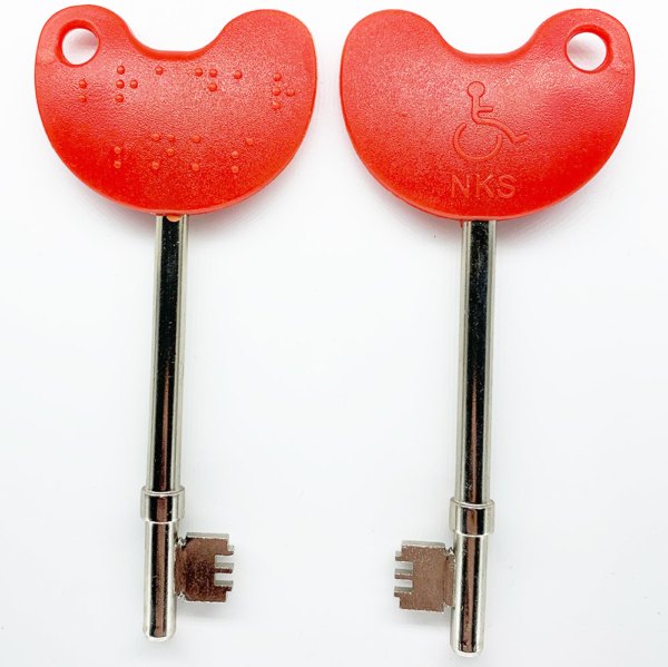 Replacement Radar Disabled Toilet Door Key with Plastic Head from ...